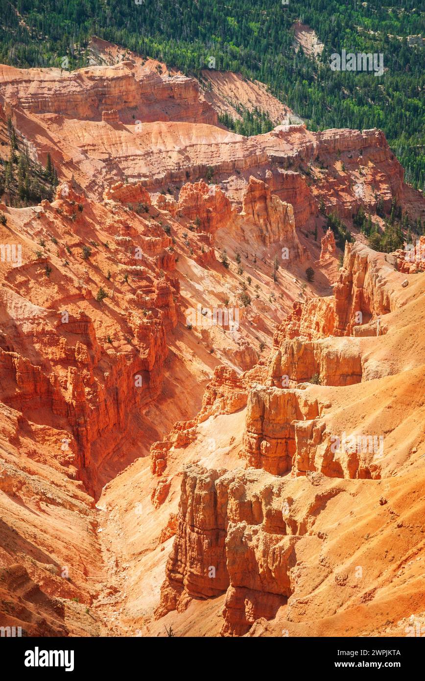 Cedar Breaks National Monument, natural amphitheater in Utah, USA Stock ...