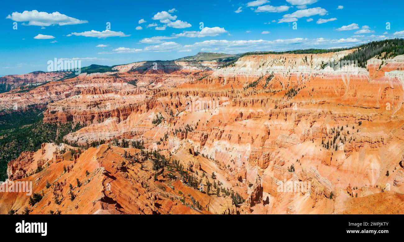 Cedar Breaks National Monument, natural amphitheater in Utah, USA Stock ...