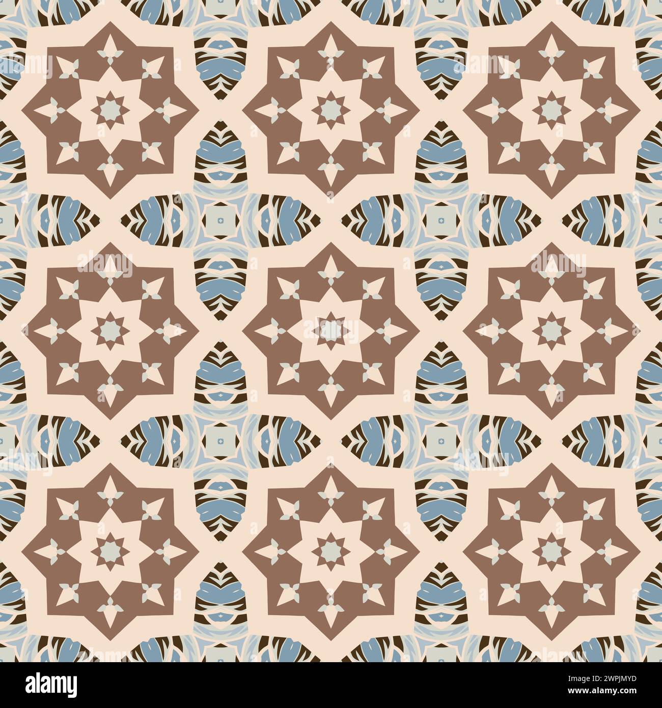 Light colors patterned surface with geometric shapes. It could be a ...