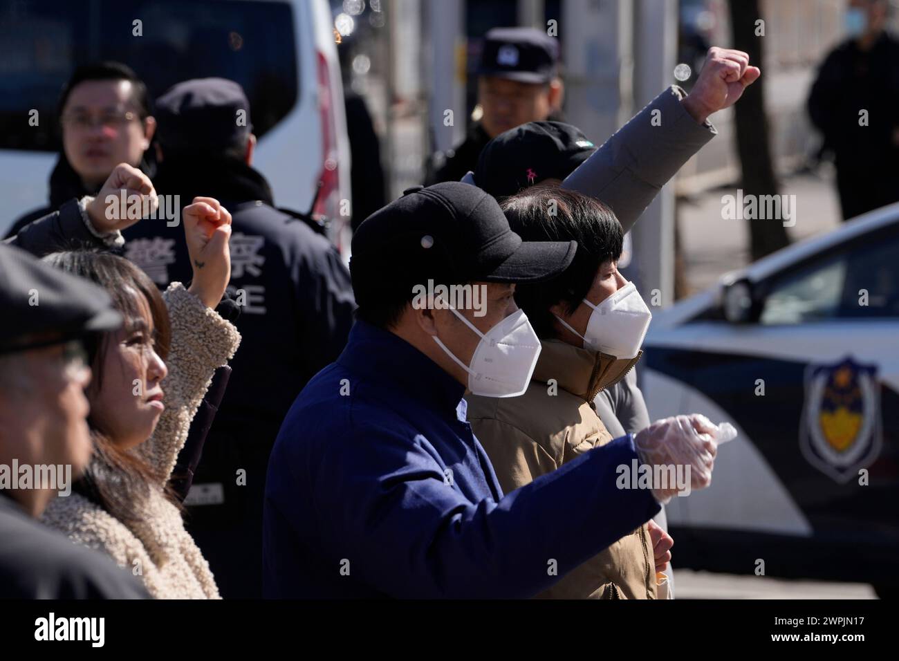 Family members of passengers on board the missing Malaysian Airline ...