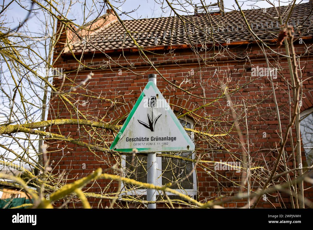 Das Haus wo Winfried Freudenberg sein Luftballon gebaut hatte und ...