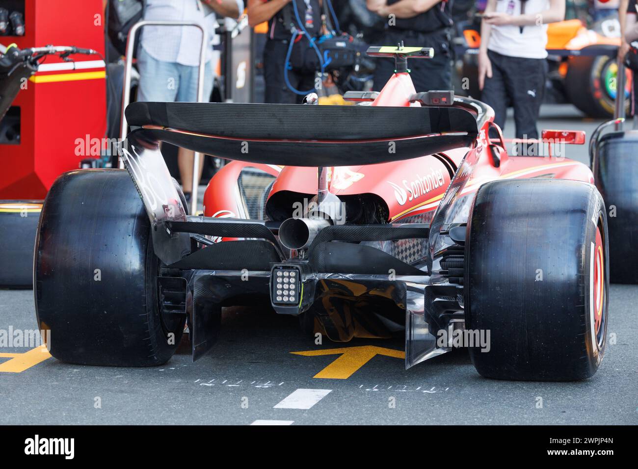 Jeddah, Arabie Saoudite. 07th Mar, 2024. Scuderia Ferrari SF-24 ...
