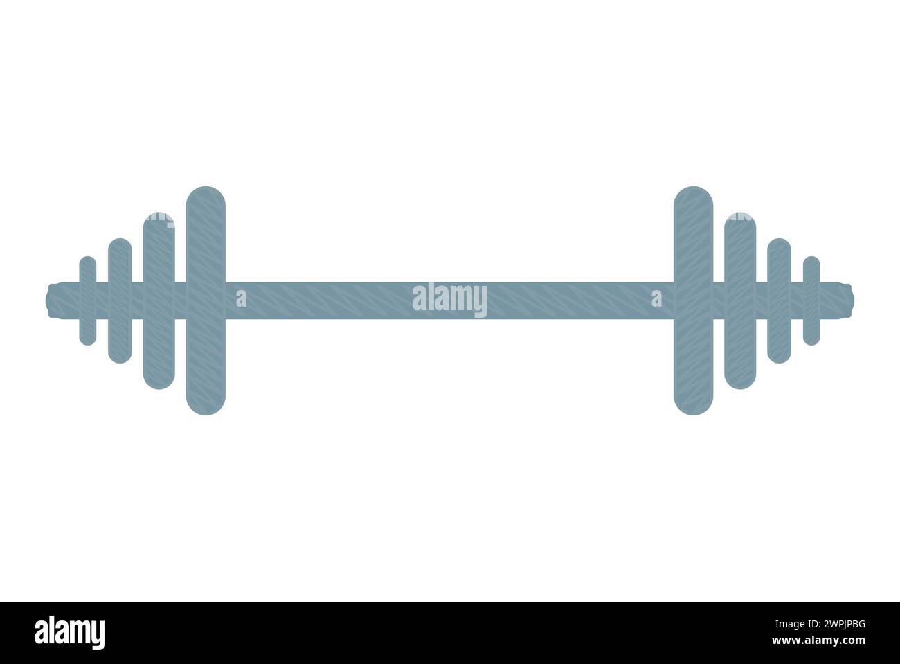 Blue Barbell Icon Stock Vector Image & Art - Alamy