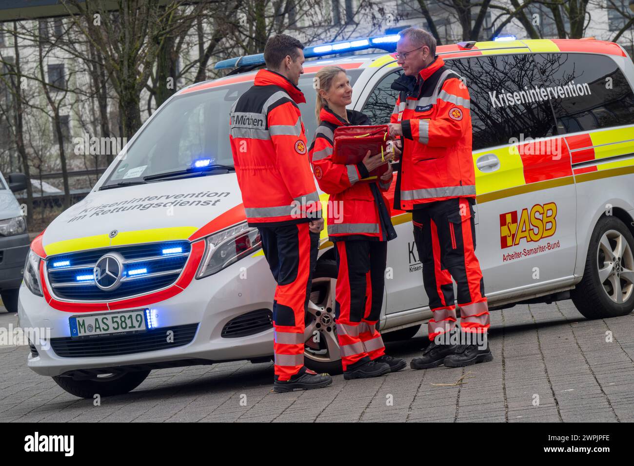 Munich, Germany. 07th Mar, 2024. Christoph Plettner (l-r), Andrea ...
