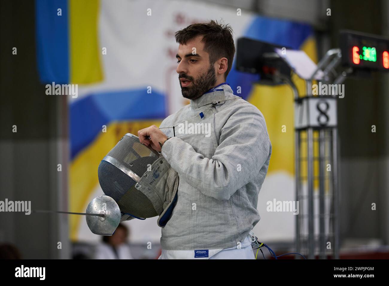 Fencer Bogdan Platonov (Ukraine’s national team member) at the "All ...