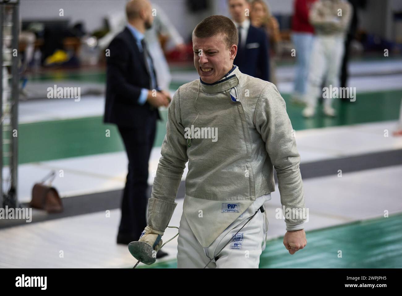 Fencer Yevgen Oleinykov at the "All-Ukrainian Competition of the ...