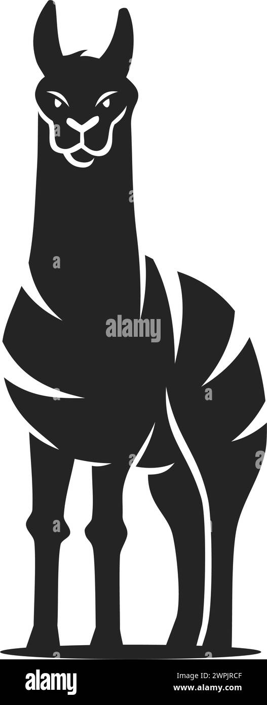 Simple llama Black and White Stock Photos & Images - Alamy