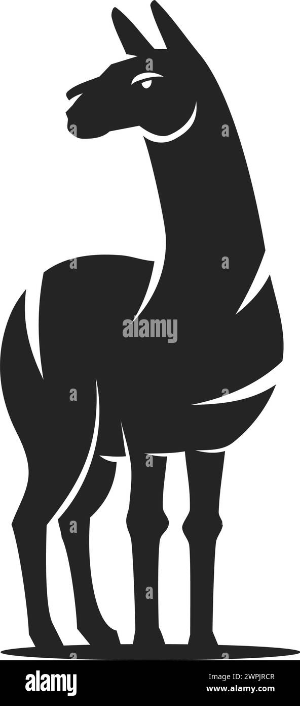 Llama Logo template Isolated. Brand Identity. Icon Abstract Vector ...