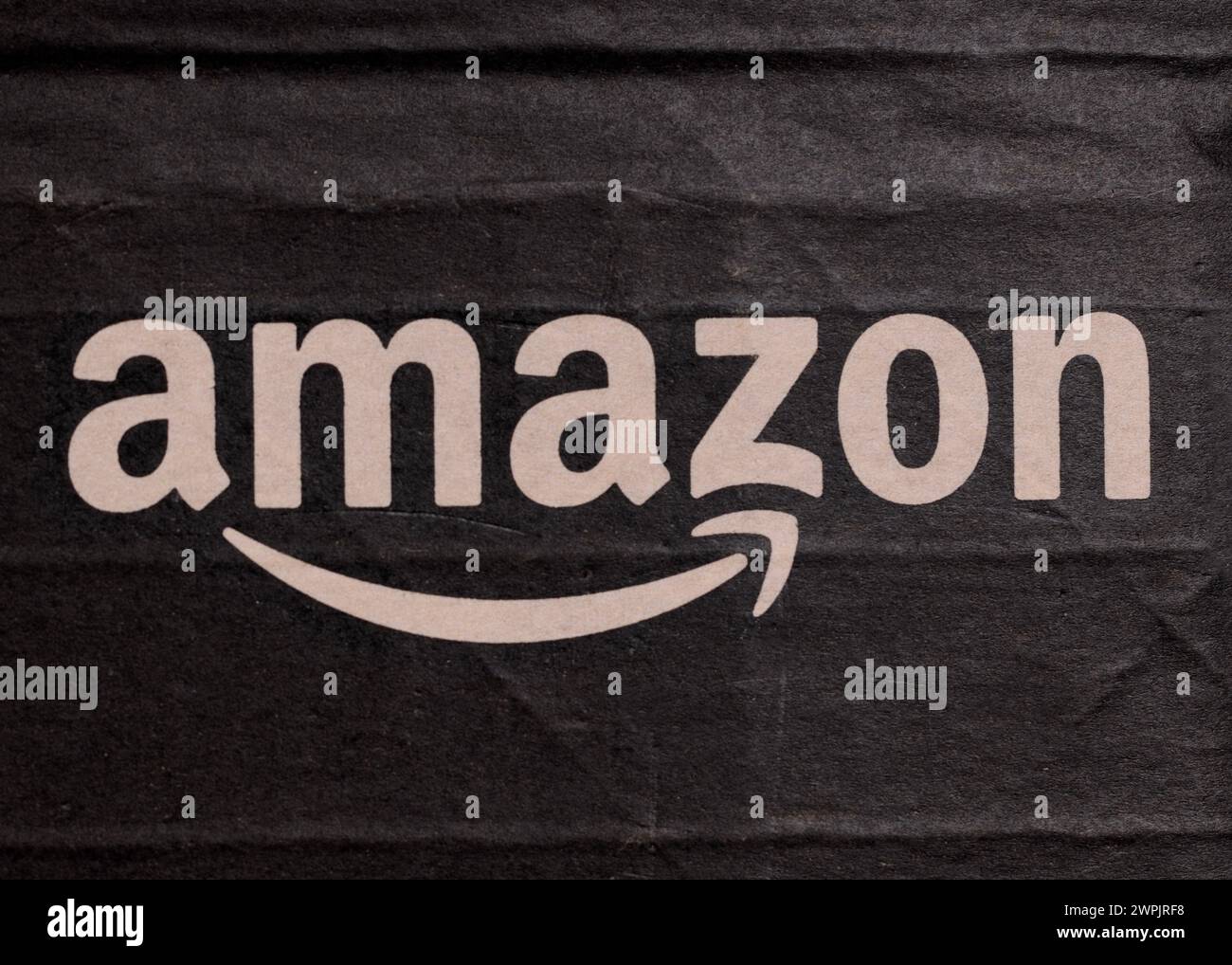 Logo amazon black hi-res stock photography and images - Alamy