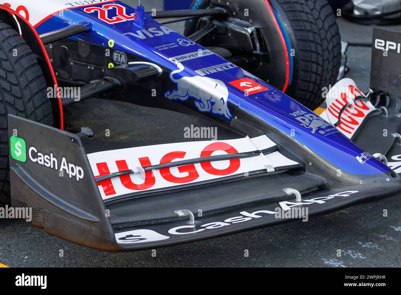 Visa Cash App RB F1 Team VCARB 01,Flap chord trim to tune balance range ...