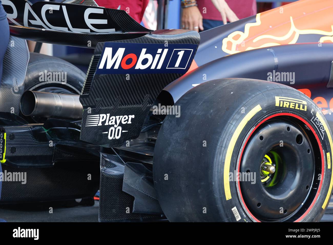 McLaren F1 Team MCL38, mechanical detail, Lower Drag Rear Wing Assembly ...