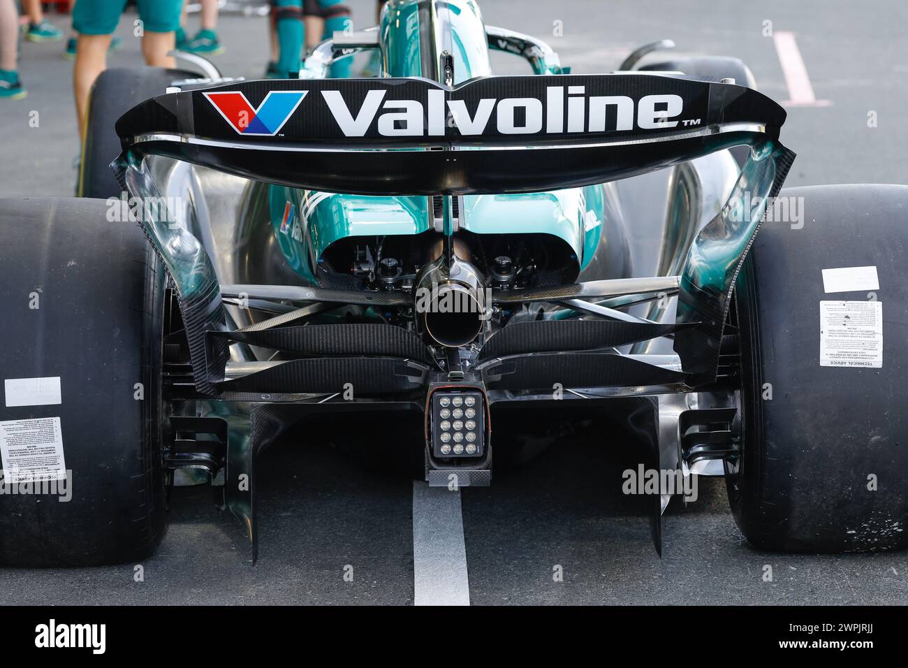 Aston Martin F1 Team AMR23, mechanical detail, Less aggressive rear ...