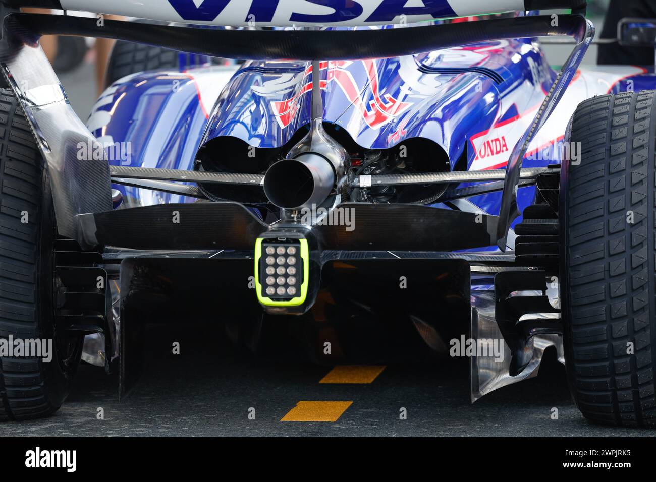 Visa Cash App RB F1 Team VCARB 01, mechanical detail, Reduced camber ...