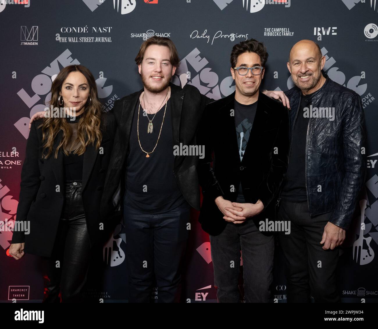 New York, USA. 07th Mar, 2024. (L-R) Nicole Rechter, Quinn Sullivan ...