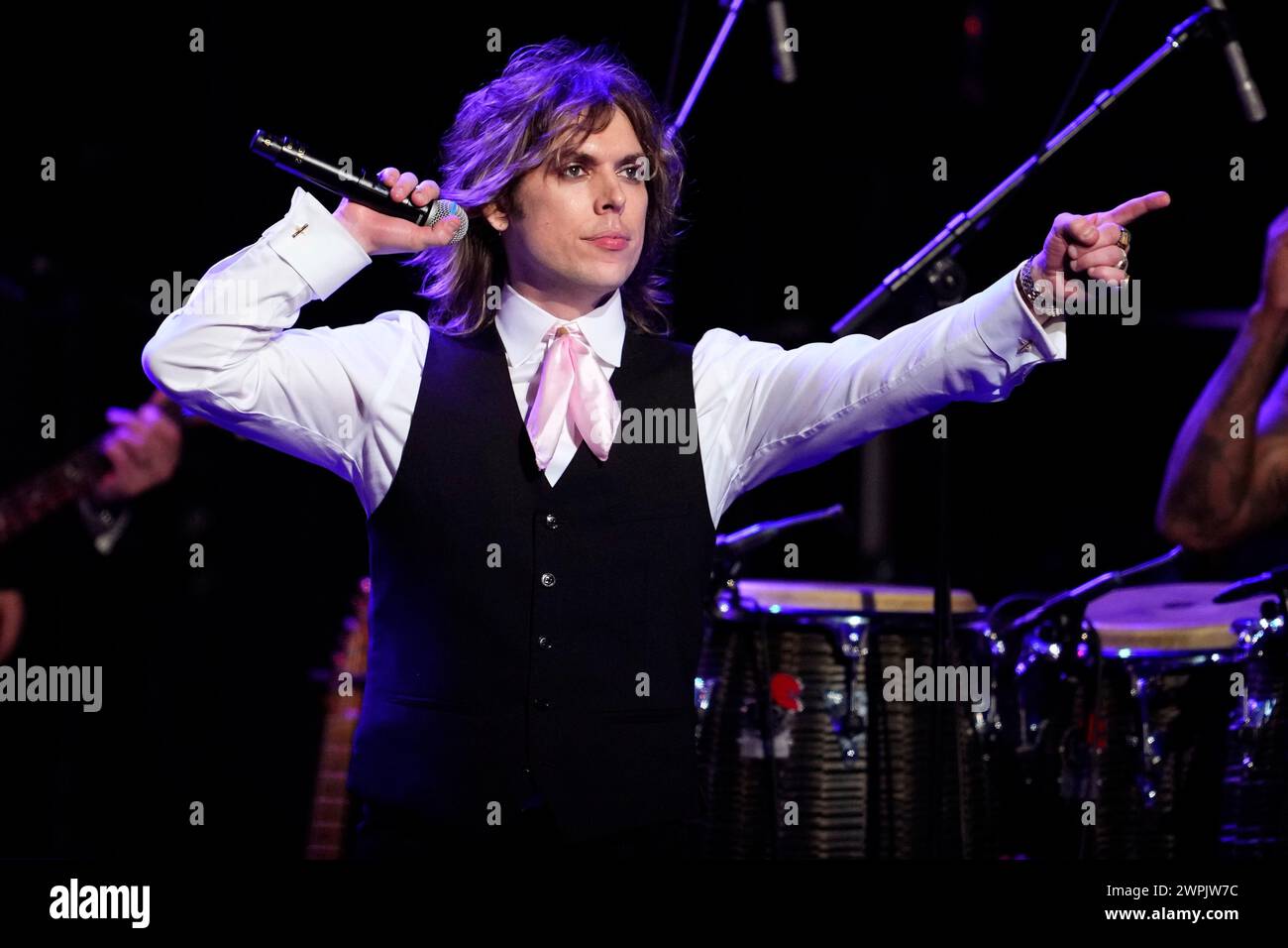 Luke Spiller performs at the 8th annual Love Rocks NYC concert ...