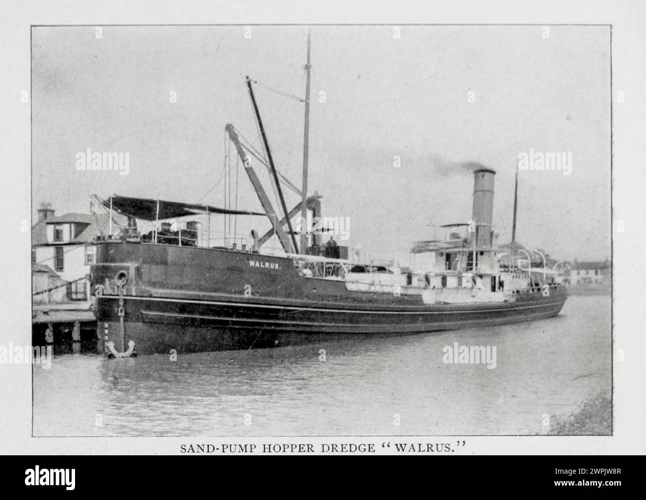 Sand Pump Hopper Dredge ' Walrus ' from the Article EUROPEAN SEA-GOING ...