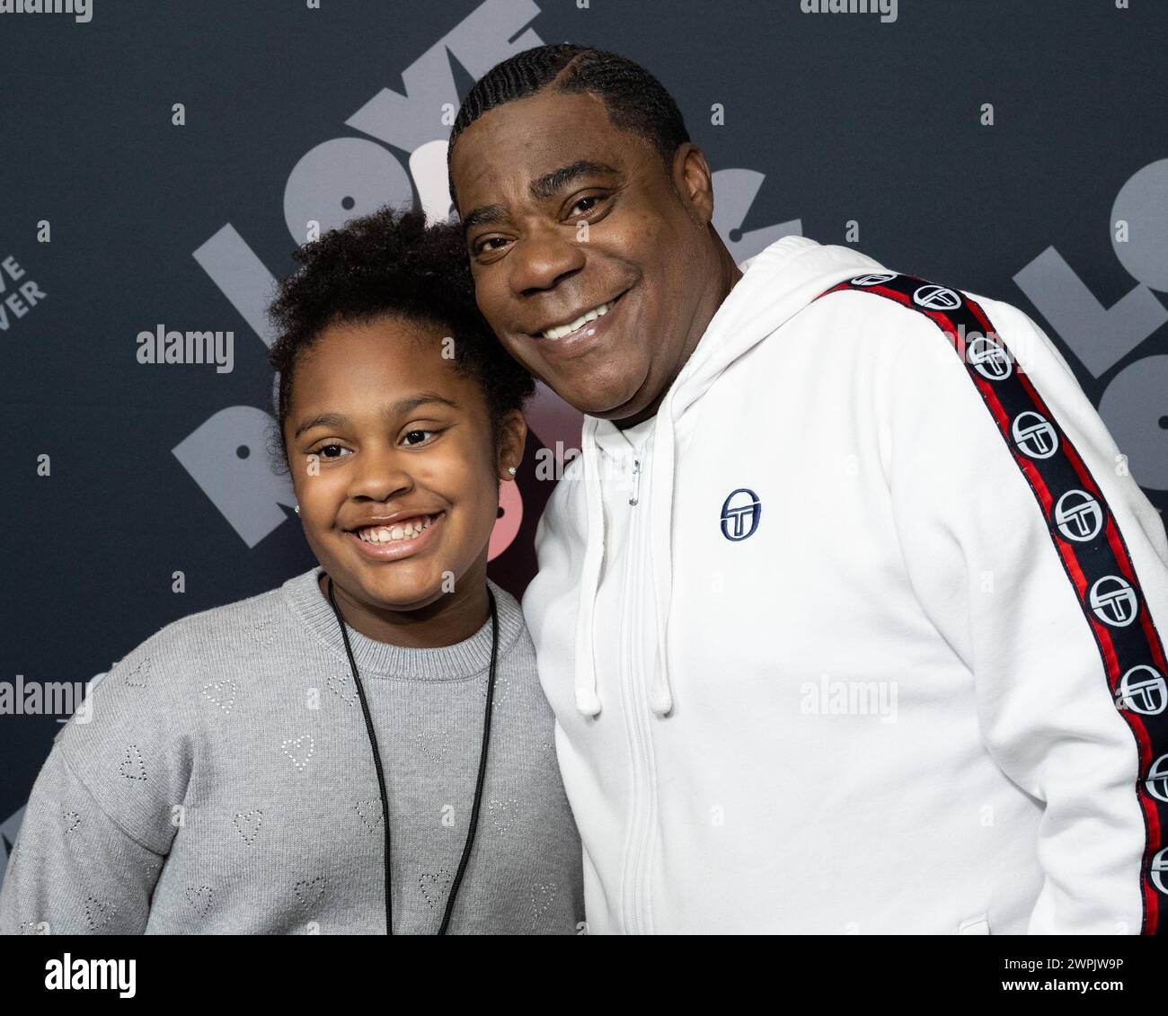 New York, USA. 07th Mar, 2024. (L-R) Maven Morgan and Tracy Morgan ...
