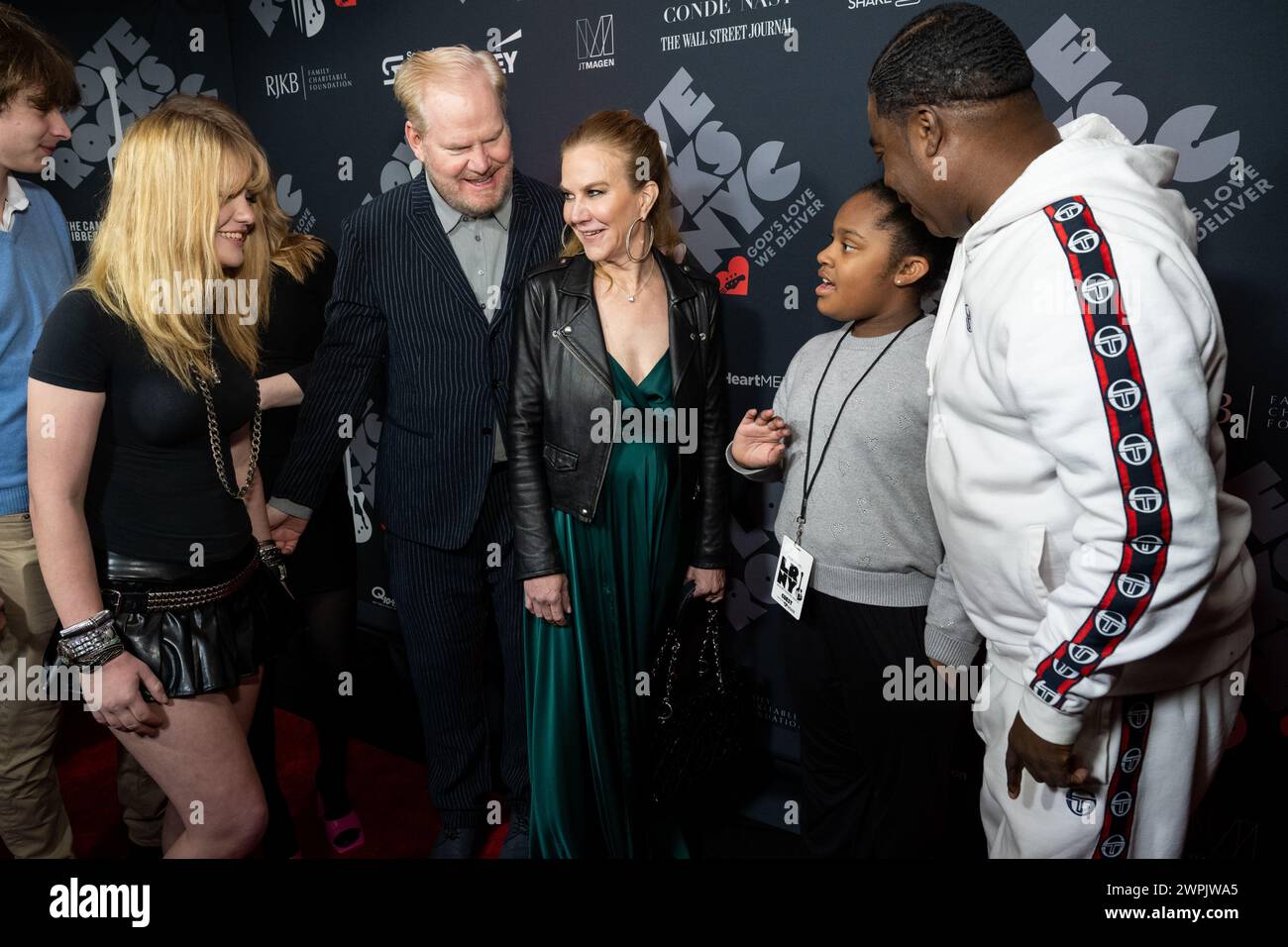 New York, USA. 07th Mar, 2024. (L-R) Katie Gaffigan, Jim Gaffigan ...