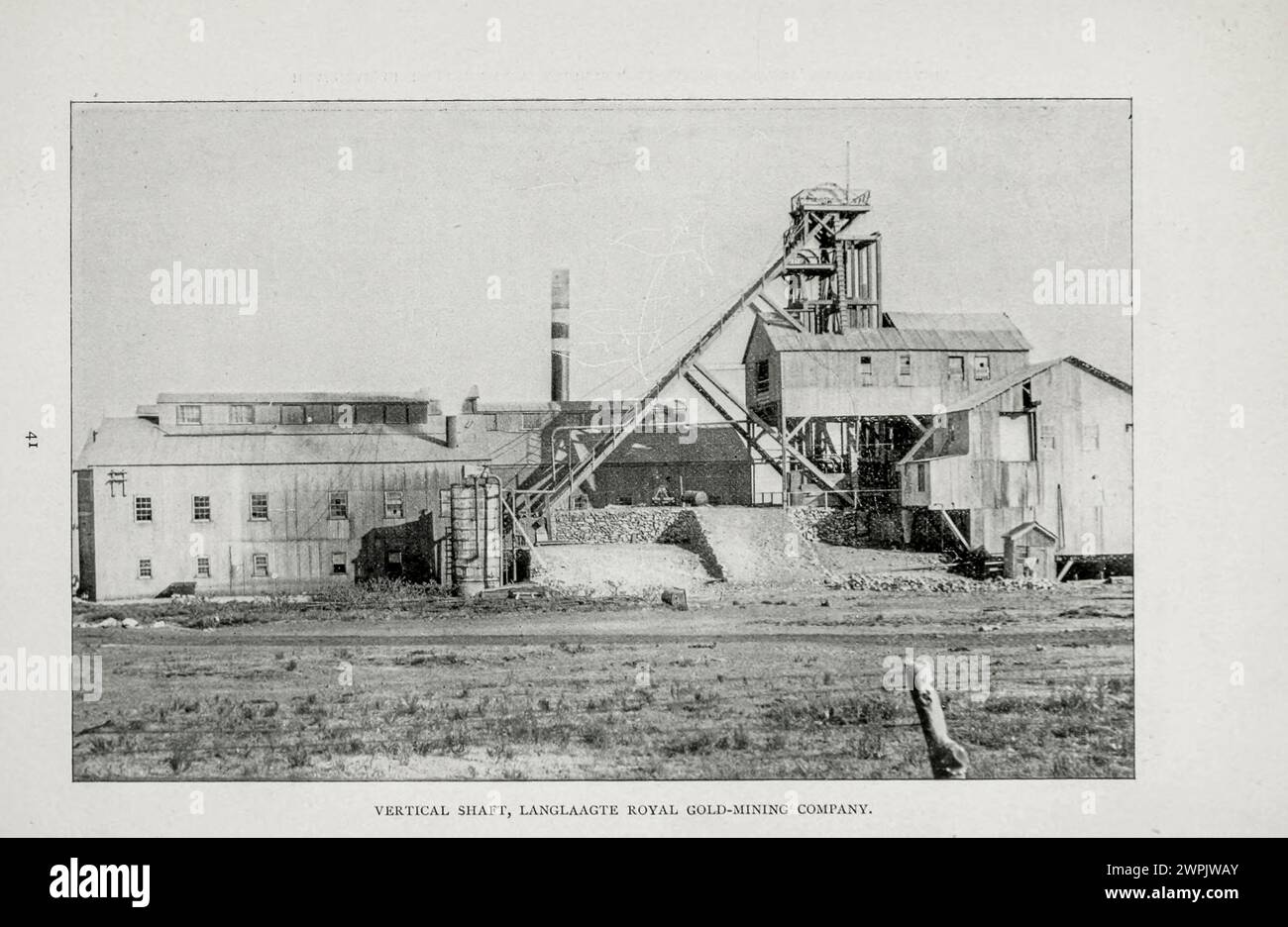 Vertical Shaft, Langlaagte Royal Gold-Mining Company from the Article ...