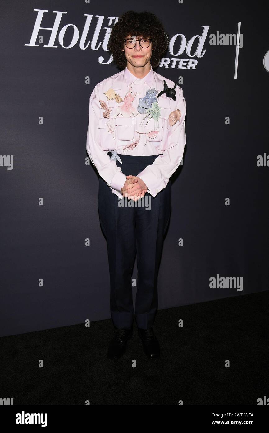 Reece Feldman walking on the red carpet at the The Hollywood Reporter ...