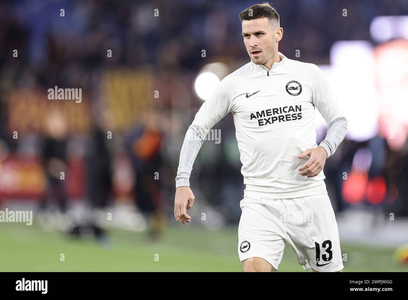 Brighton and Hove Albion's German midfielder Pascal Grob looks during ...
