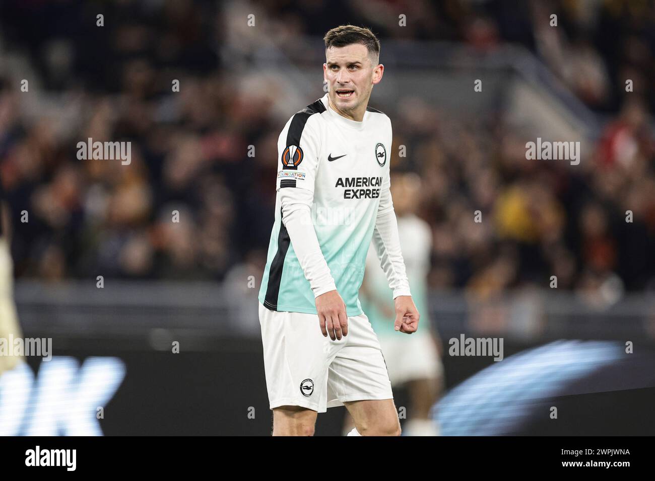 Brighton and Hove Albion's German midfielder Pascal Grob looks during ...
