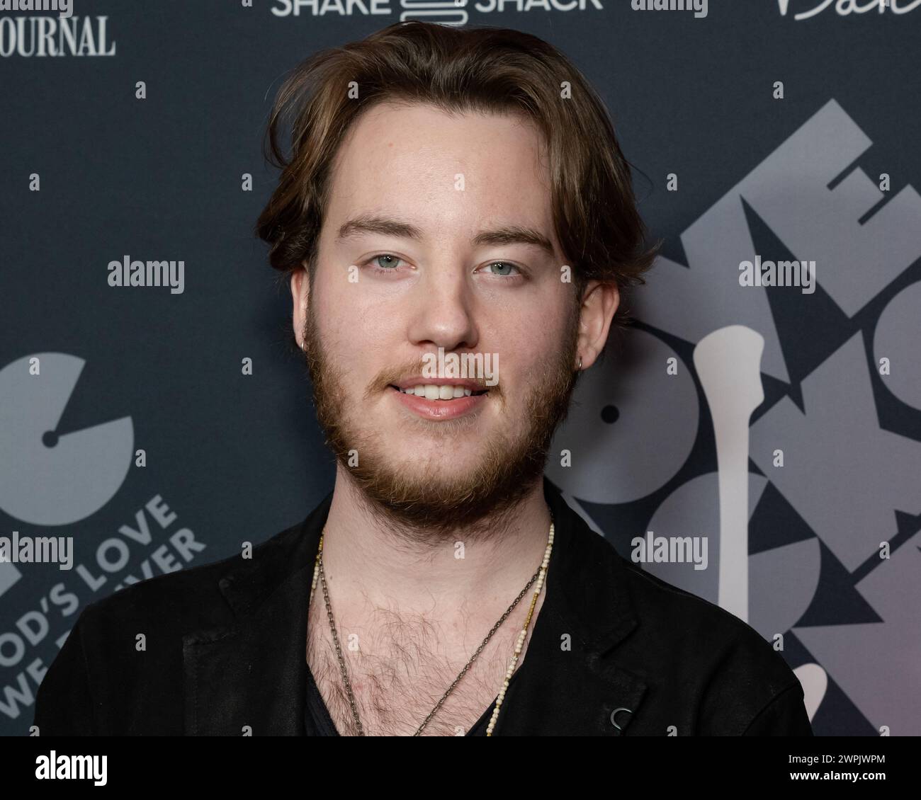 New York, USA. 07th Mar, 2024. Quinn Sullivan arrives on the red carpet ...