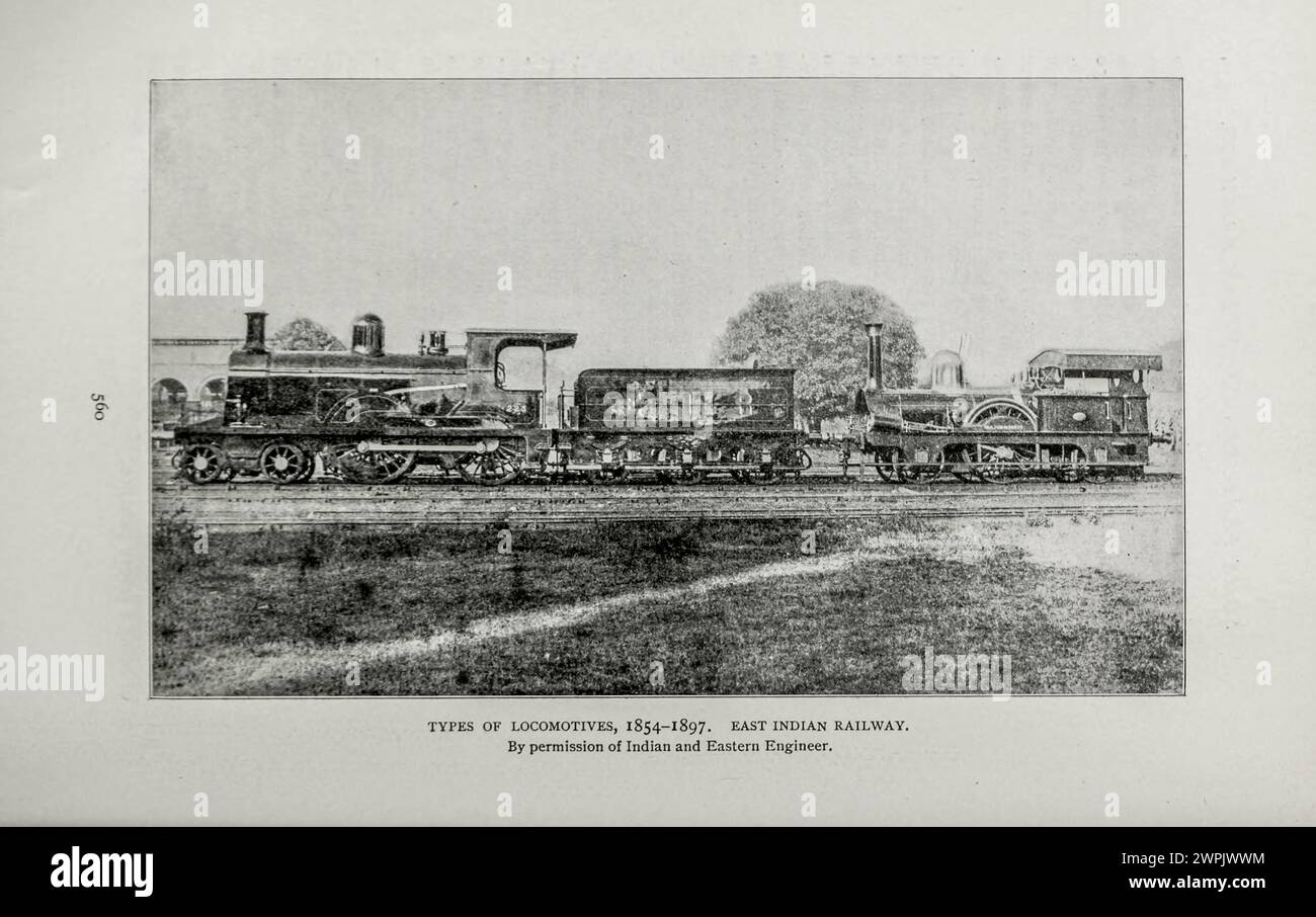 Types of Locomotives 1854-1897 East Indian Railway from the Article ...
