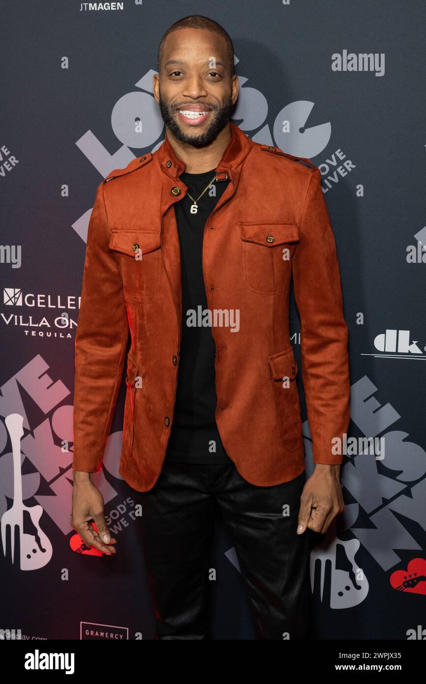 Trombone Shorty arrives on the red carpet for the eighth annual Love ...