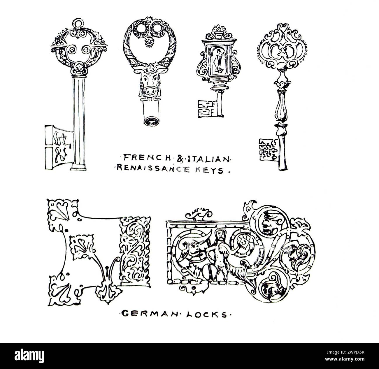 Wrought iron architecture Cut Out Stock Images & Pictures - Alamy