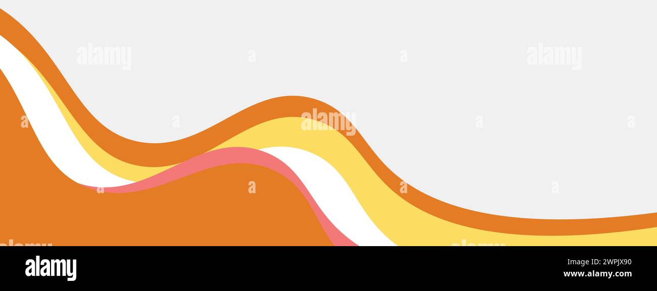 Abstract rust red and orange banner template with dynamic background ...