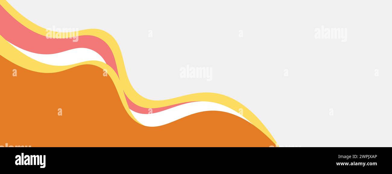 Abstract rust red and orange banner template with dynamic background ...