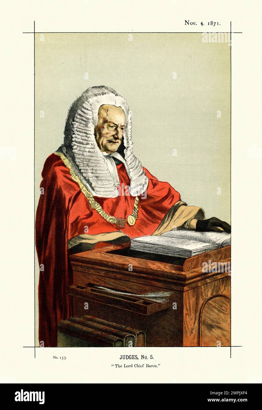 Victorian caricature of Sir Fitzroy Edward Kelly, was an English ...