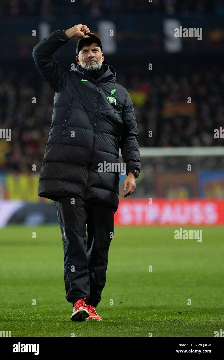 PRAGUE, CZECH REPUBLIC - MARCH 7: Manager of Liverpool Jürgen Klopp ...