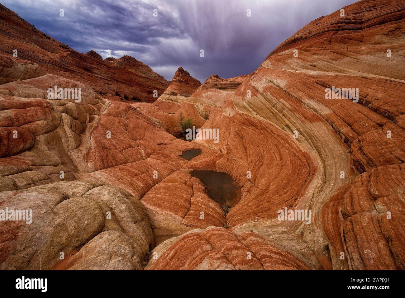 A captivating landscape of Navajo Buttes, Arizona Stock Photo - Alamy