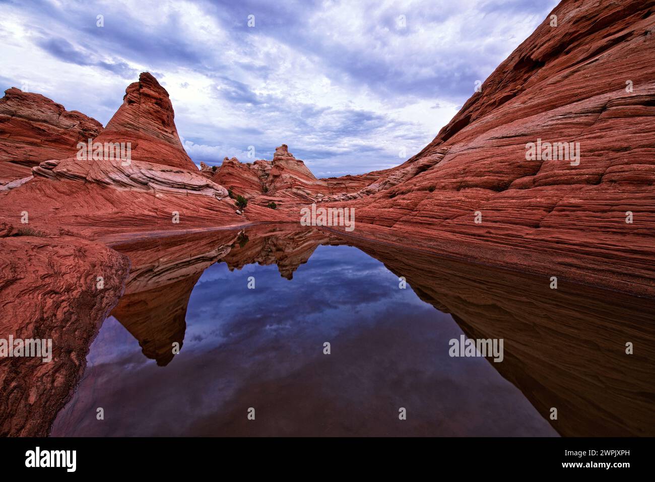 A captivating landscape of Navajo Buttes, Arizona Stock Photo - Alamy