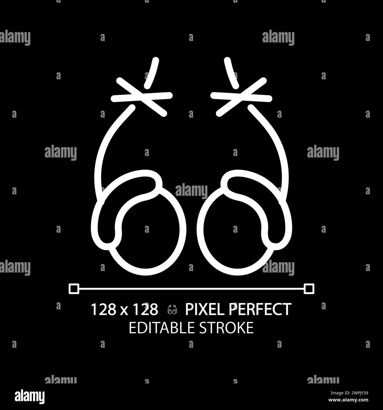 Vasectomy white linear icon for dark theme Stock Vector Image & Art - Alamy