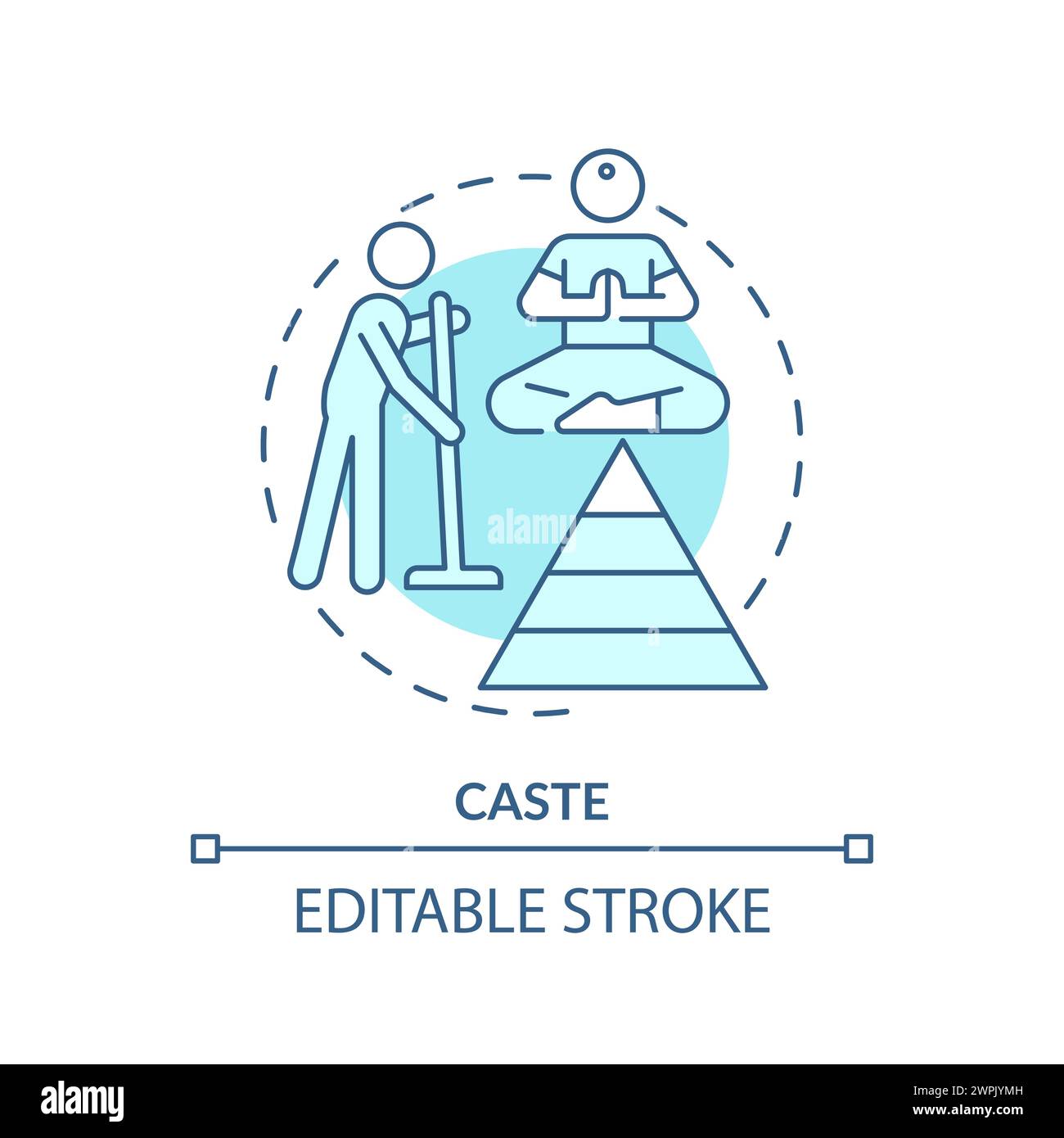 Caste system illustration hi-res stock photography and images - Alamy