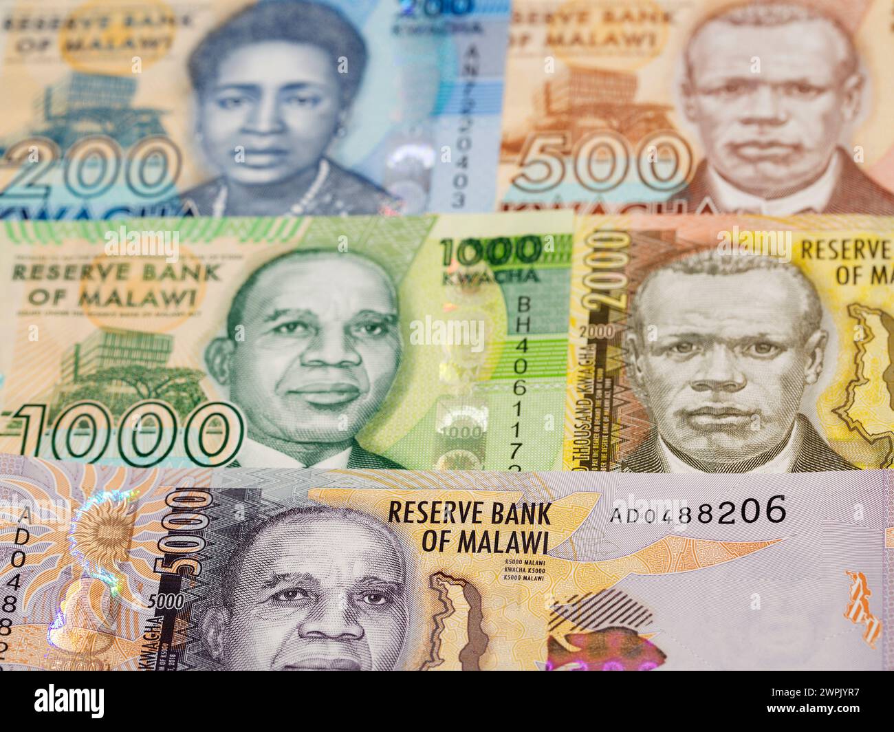Malawian money - kwacha a business background Stock Photo - Alamy