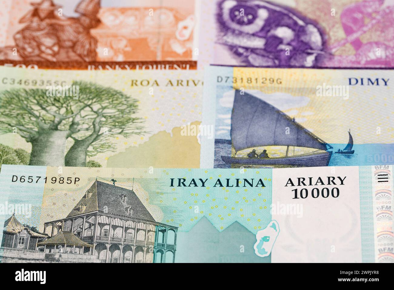Ariary banknote hi-res stock photography and images - Alamy