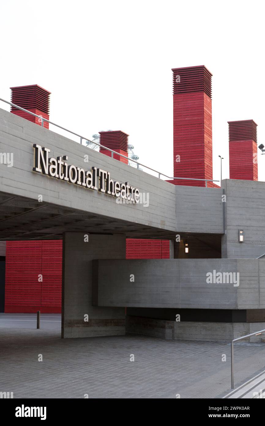 UK, London, the National Theatre on the south bank Stock Photo - Alamy
