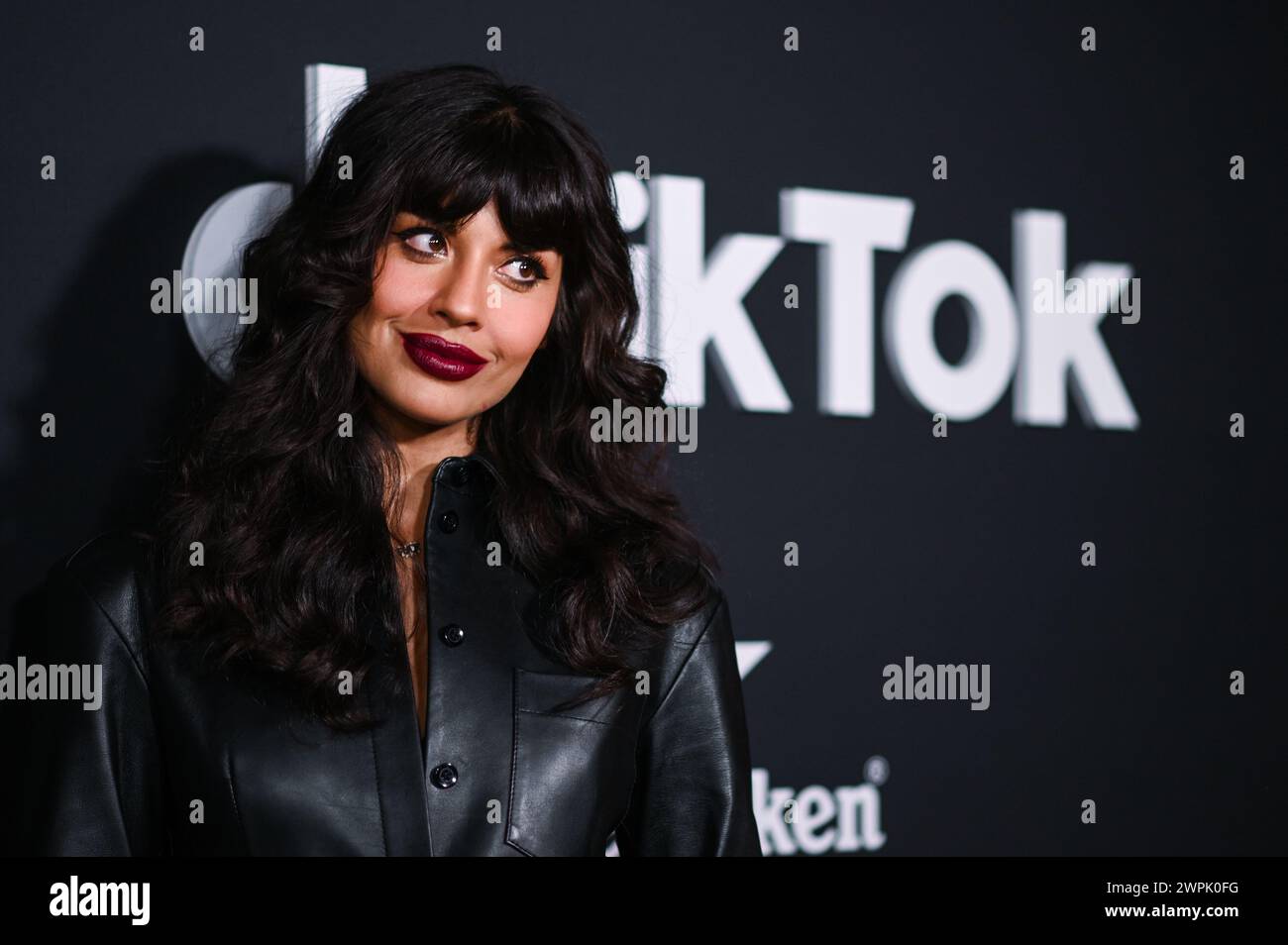 Los Angeles, USA. 07th Mar, 2024. Jameela Jamil walking on the red ...