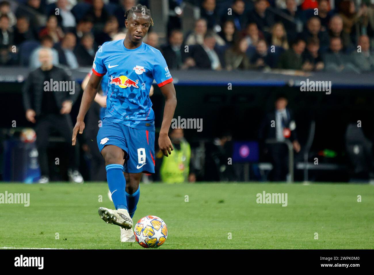 Madrid, Spain. 06th Mar, 2024. Amadou Haidara of RB Leipzig during the ...