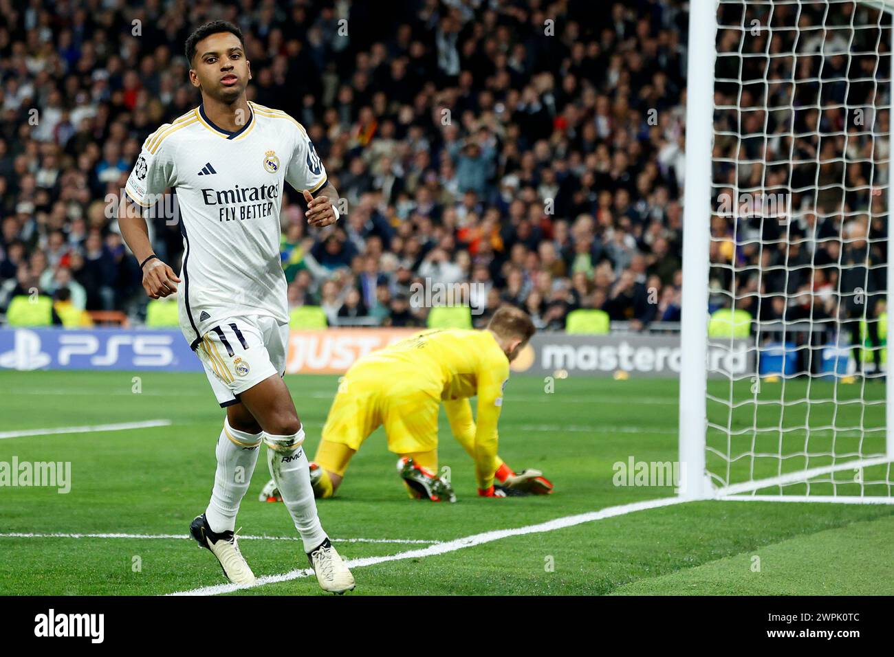 Madrid, Spain. 06th Mar, 2024. Rodrigo Goes of Real Madrid CF during ...