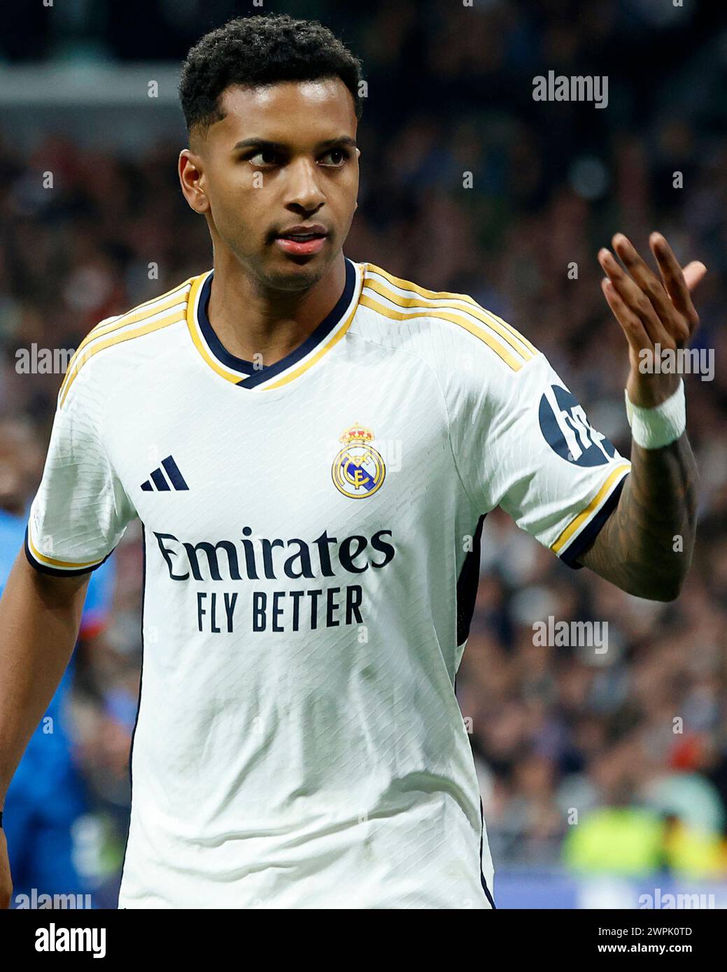 Madrid, Spain. 06th Mar, 2024. Rodrigo Goes of Real Madrid CF during ...