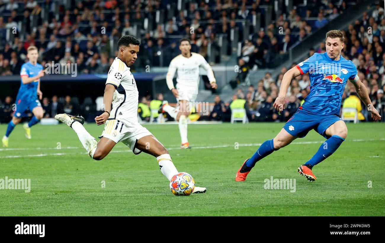Madrid, Spain. 06th Mar, 2024. Rodrigo Goes of Real Madrid CF during ...