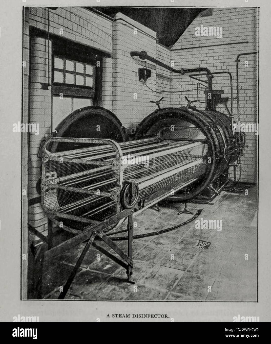 A STEAM DISINFECTOR.from the Article HEATING AND SANITATION OF PUBLIC ...
