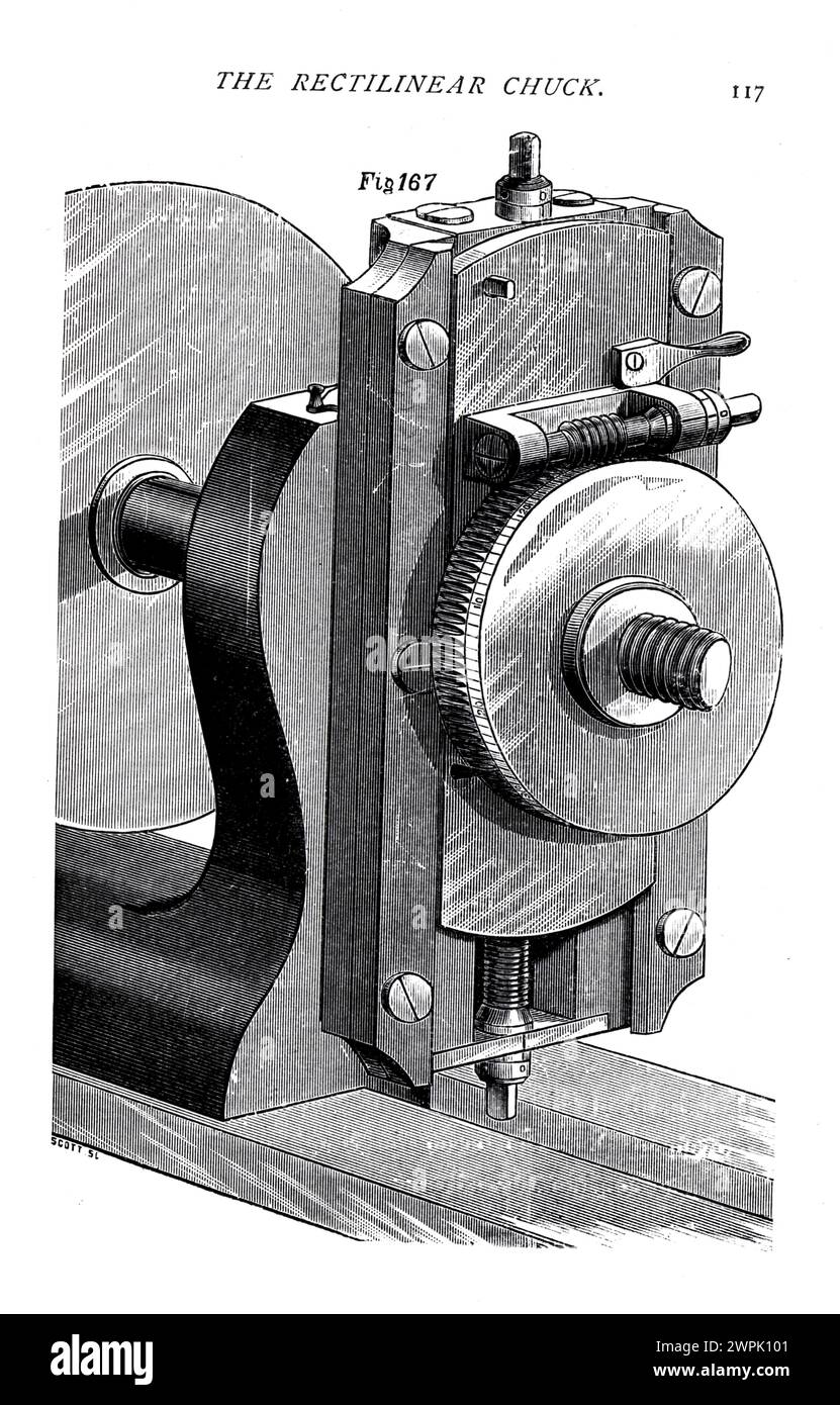 Ornamental Turning The Rectilinear Chuck Stock Photo - Alamy