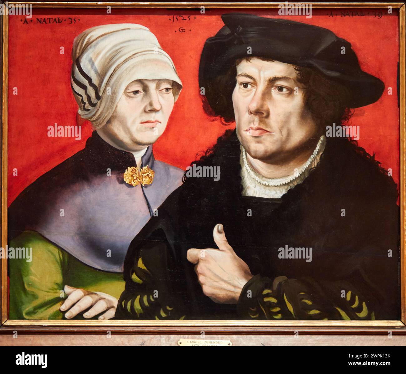 "Portrait of a Married Couple"", Gabriel Zehender, 1525, Thyssen ...