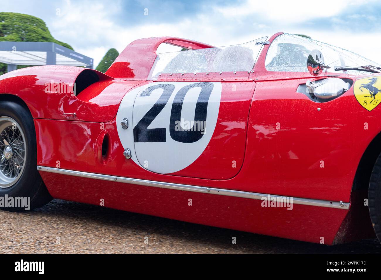 Ferrari top view hi-res stock photography and images - Alamy